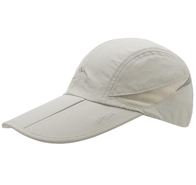 Folded UPF50+ Sporting Outdoor Cap for climbing and hiking