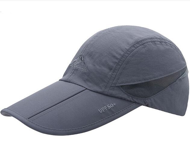 Folded UPF50+ Sporting Outdoor Cap for climbing and hiking