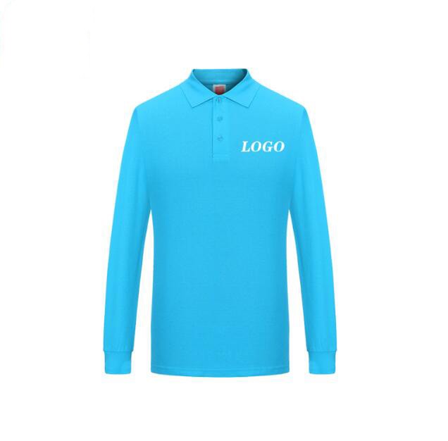 Promotional long sleeve polo shirts fashion clothing